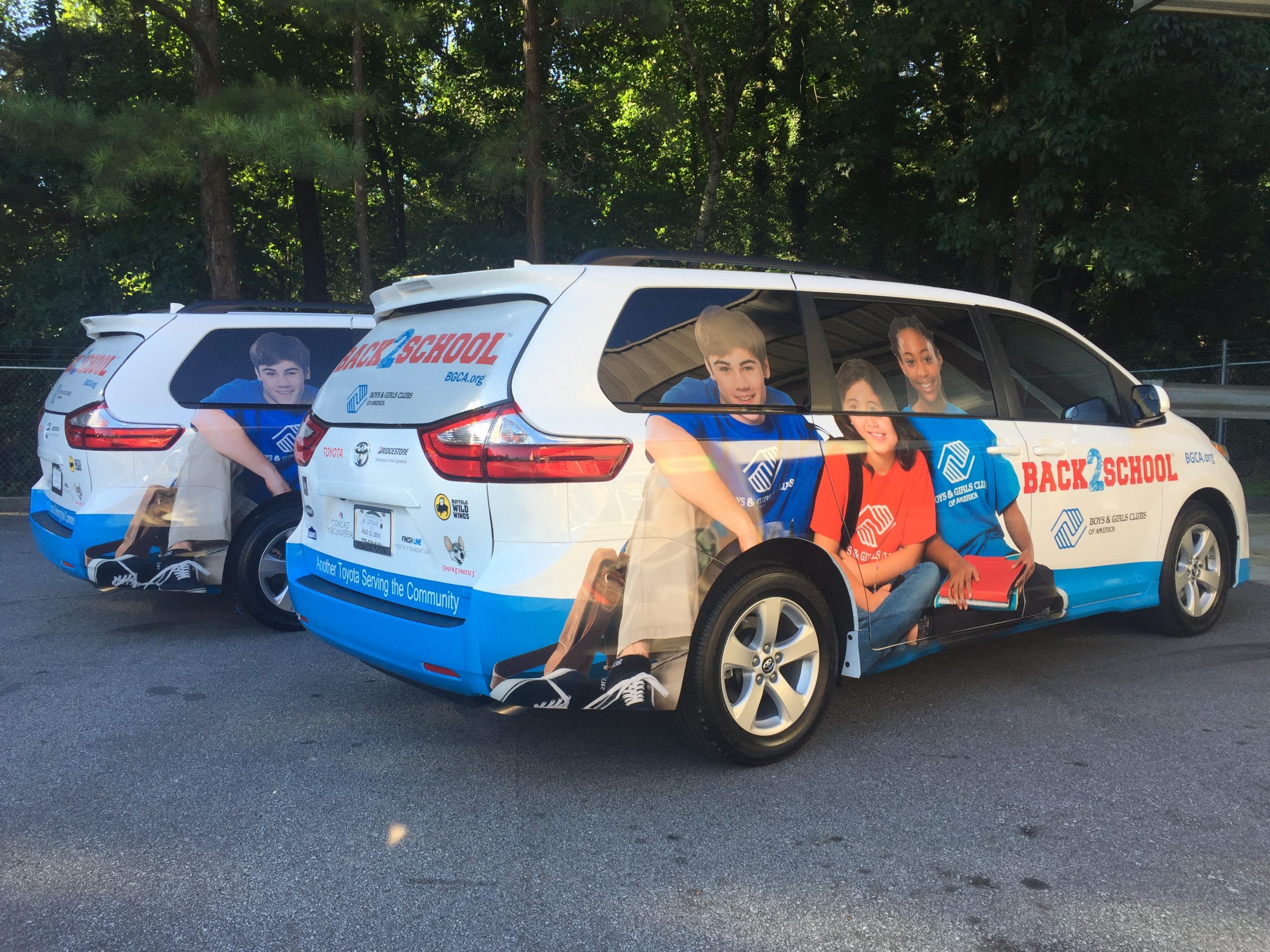Back 2 School Vinyl Wrap on Van - Green Light Graphics